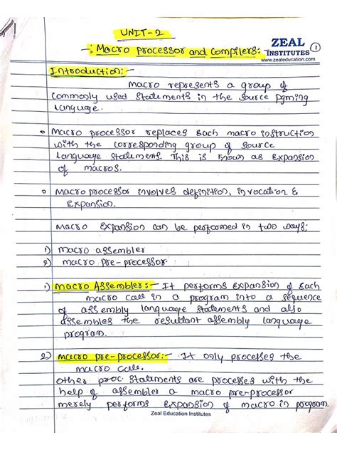 Spos Handwritten Notes Unit 2 Pdf