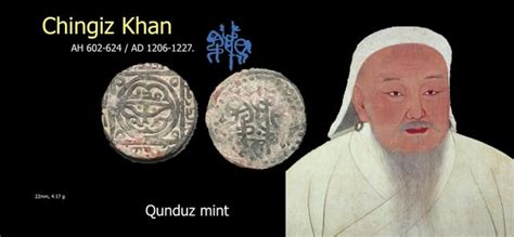 Chingiz Khan Qunduz R Coins