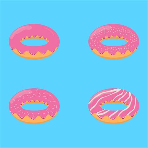 Premium Vector Donuts Vector