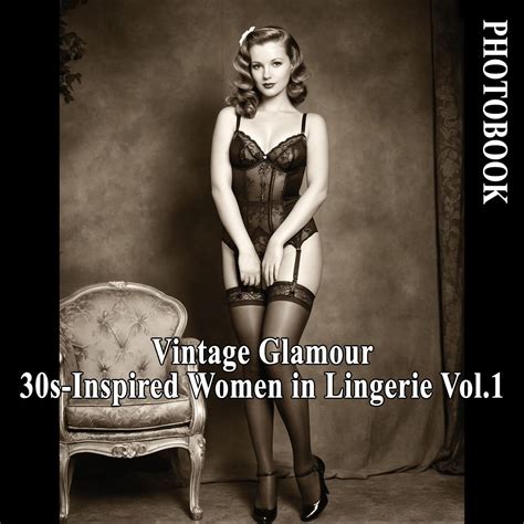 50 Photos Of Vintage Glamour 30s Inspired Women In Lingerie Vol1 Etsy