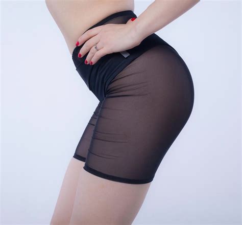 High Waist Booty Shorts Athletic Pole Shorts Middle Waist Etsy