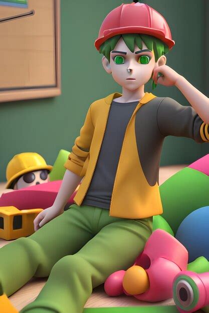 Premium Ai Image 3d Toy Constructor