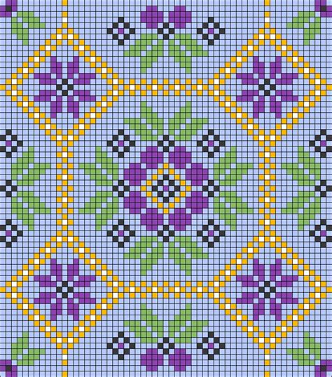 Alpha Pattern 87450 Variation 157837 BraceletBook In 2024 Floral