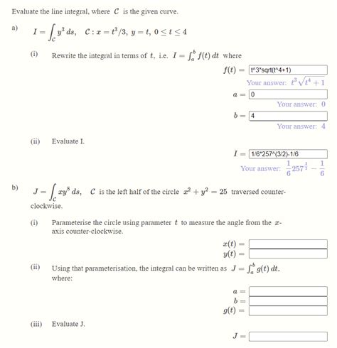 solved evaluate the line integral where c is the given