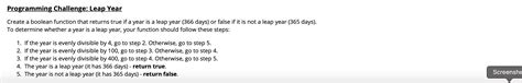 Solved Programming Challenge Leap Year Create A Boolean Chegg