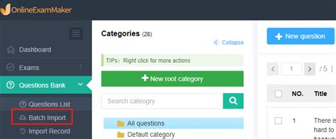 how to batch import questions to the question bank onlineexammaker blog