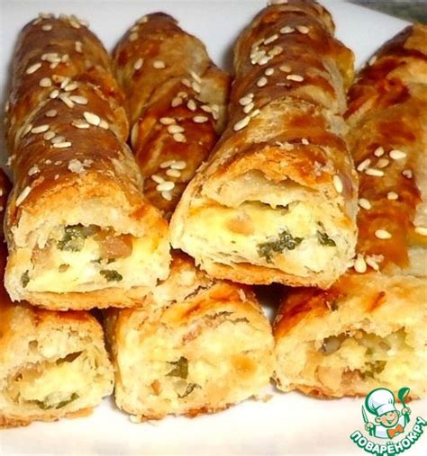 Хрустящие палочки с начинкой – кулинарный рецепт