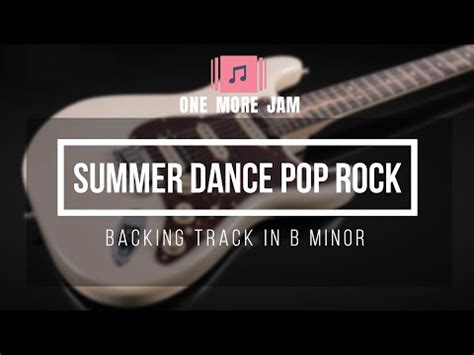 Dance Guitar Backing Track In Bm YouTube