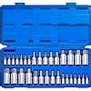 NEIKO 10288A Allen Hex Bit Socket Set 32 Piece SAE And Metric Allen Socket Set Allen Head Hex