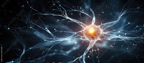 A Neuron With A Pyramid Shape Seen With A Silver Chromate Stain The Top Dendritic Branch And