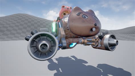 Sci Fi Physics Hover Vehicle Itachigumachine In Characters Ue