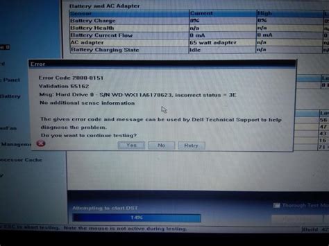 Understanding Error Code 2000 0151 DELL Technologies