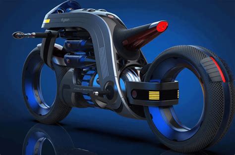 This Incredible Electric Motorcycle Concept Is Based On Dyson Bladeless Fans Maxim
