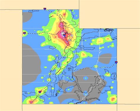 Light Pollution Map Idaho
