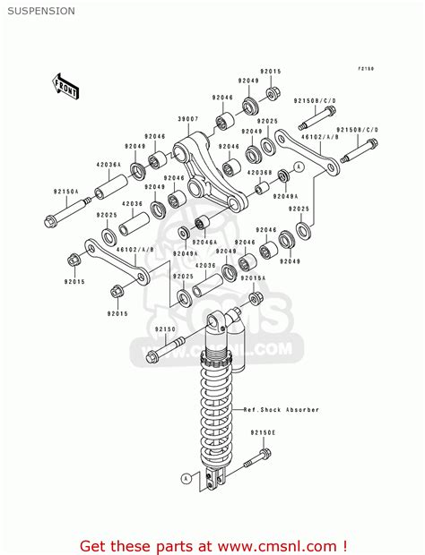 Kawasaki Kdx250 D4 1994 Al Suspension Buy Original Suspension Spares