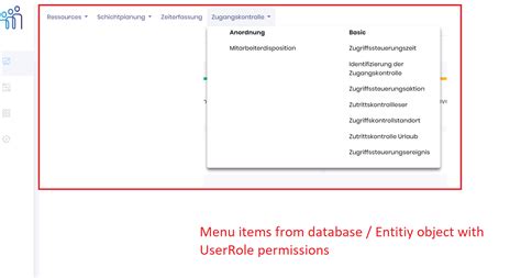 Approach To Define Menu At The Top From Code Or Database And Give Permission To Userroles 8209