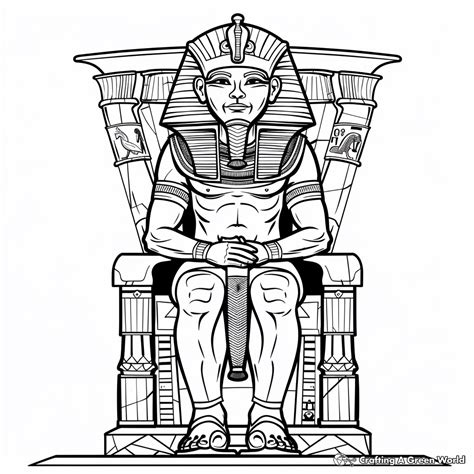 Pharaoh Coloring Pages Free And Printable