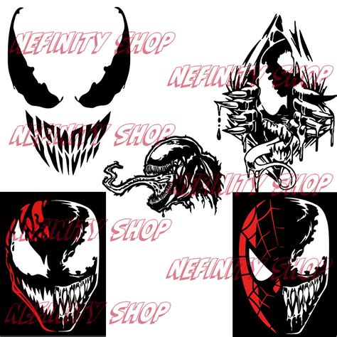 Venom SVG Bundle Venom SVG PNG DXF Cut File 58 OFF