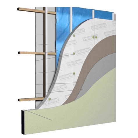 Insulclad A Rendered Wall Cladding And Insulation System