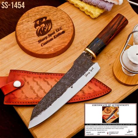 Sharp Spot Custom Hidden Tang Kitchen Knife Razor Sharp Catawiki