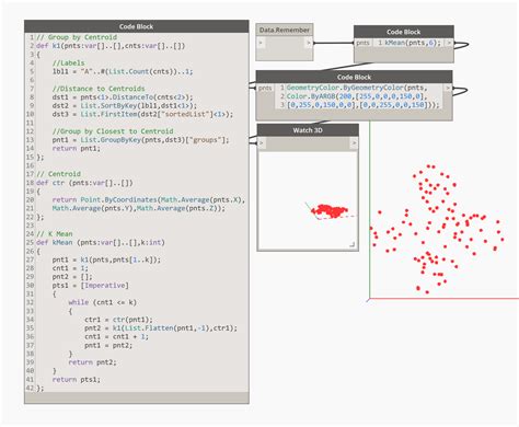 design script imperative kmeans lists logic dynamo