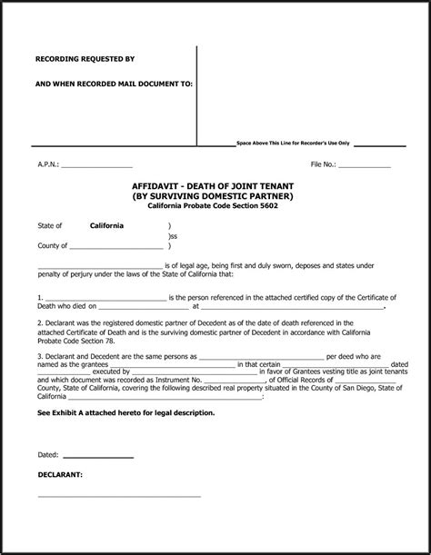 California Joint Tenancy Grant Deed Form Form Resume Examples