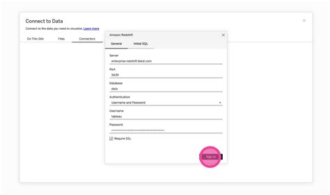 Connect A Tableau Integration Tekst