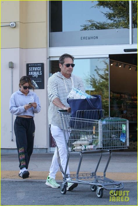 David Duchovny And Girlfriend Monique Pendleberry Seen Grocery Shopping