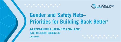 GENDER AND SAFETY NETS PRIORITIES FOR BUILDING BACK BETTER ENGLISH Centre Of Excellence For