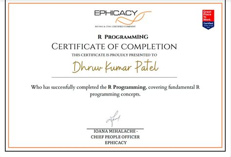 Datascience Rprogramming Learningjourney Certification Analytics