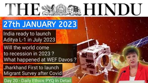 27th January 2023 The Hindu Newspaper Analysis Ias Thehindu Upsc