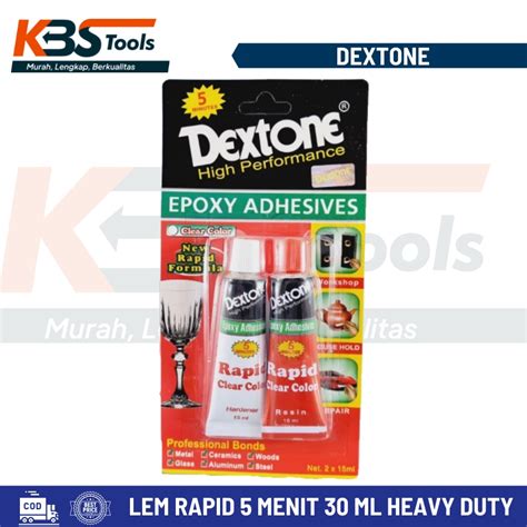 Dextone Rapid Clear Epoxy Glue 5 Minutes 30ml Shopee Philippines