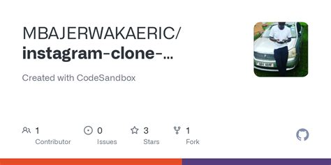 Github Mbajerwakaericinstagram Clone Devtown Created With Codesandbox