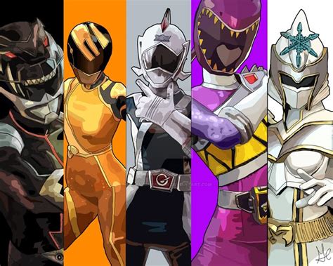 Rainbow Of Female Rangers Part 2 By Lavenderranger On Deviantart