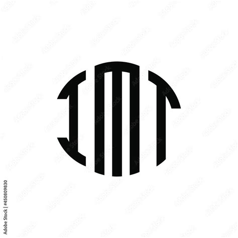 Imt Letter Logo Design Imt Modern Letter Logo With Black Background