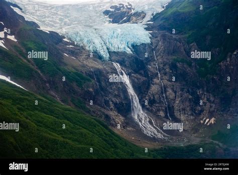 Rainbow Glacier Above The Chilkat Inlet Haines Alaska United States
