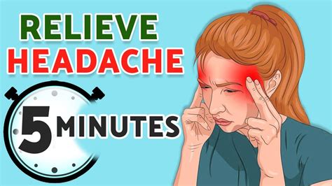 How To Get Rid Of Headache In Just 5 Minutes How To Relieve Headache Fast Youtube