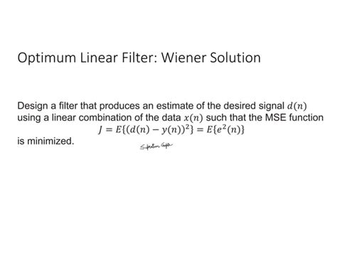Lecture Notes On Adaptive Signal Processing 1pdf