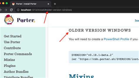 Heading Links In The Docs Are Missing Issue Getporter Porter