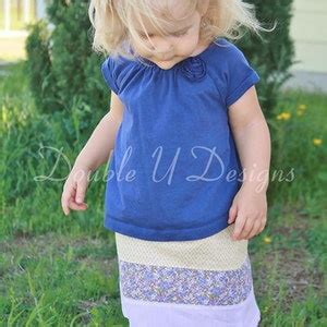 Strip Quilt Skirt Pattern Girls Skirt PDF Pattern Etsy