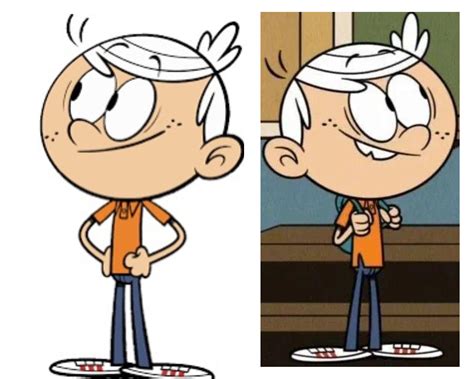 Lincoln Loud Season 1 Design And Season 4 Design By Keikelly0308 On