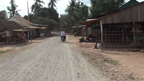 Travelling Cambodian Countryside On Motorbike Khmer Countryside HD