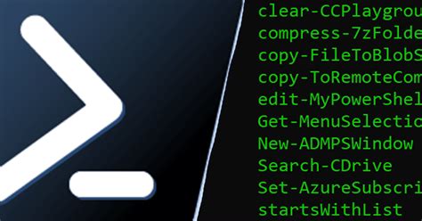A Better Powershell Console Menu