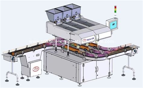 Tablet Capsule Counting And Packing Machine Multi Vibration Plate Bottle Packaging Machine