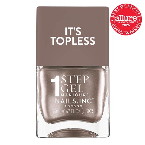 Khloe 1 Step Gel Its Topless Nail Polish Nails Inc London