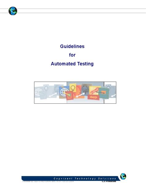 Guidelines For Automation Testing Pdf Automation Software Testing