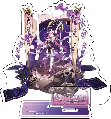 Honkai Star Rail Acrílico Stand Figura Estatua Juego de Tarjeta de Doble Capa Carácter