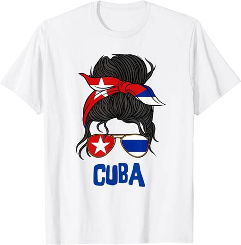 Cuba For Girl Cuban Flag For Women Cubana T Shirt