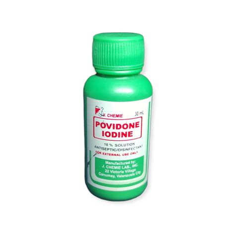 Povidone Iodine 10 Solution Antisepticdisinfectant 30ml Lazada Ph