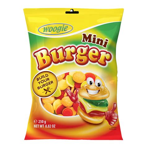 Woogie Mini Burger 250g Candyland